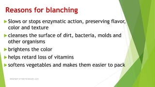 Blanching | PPTX