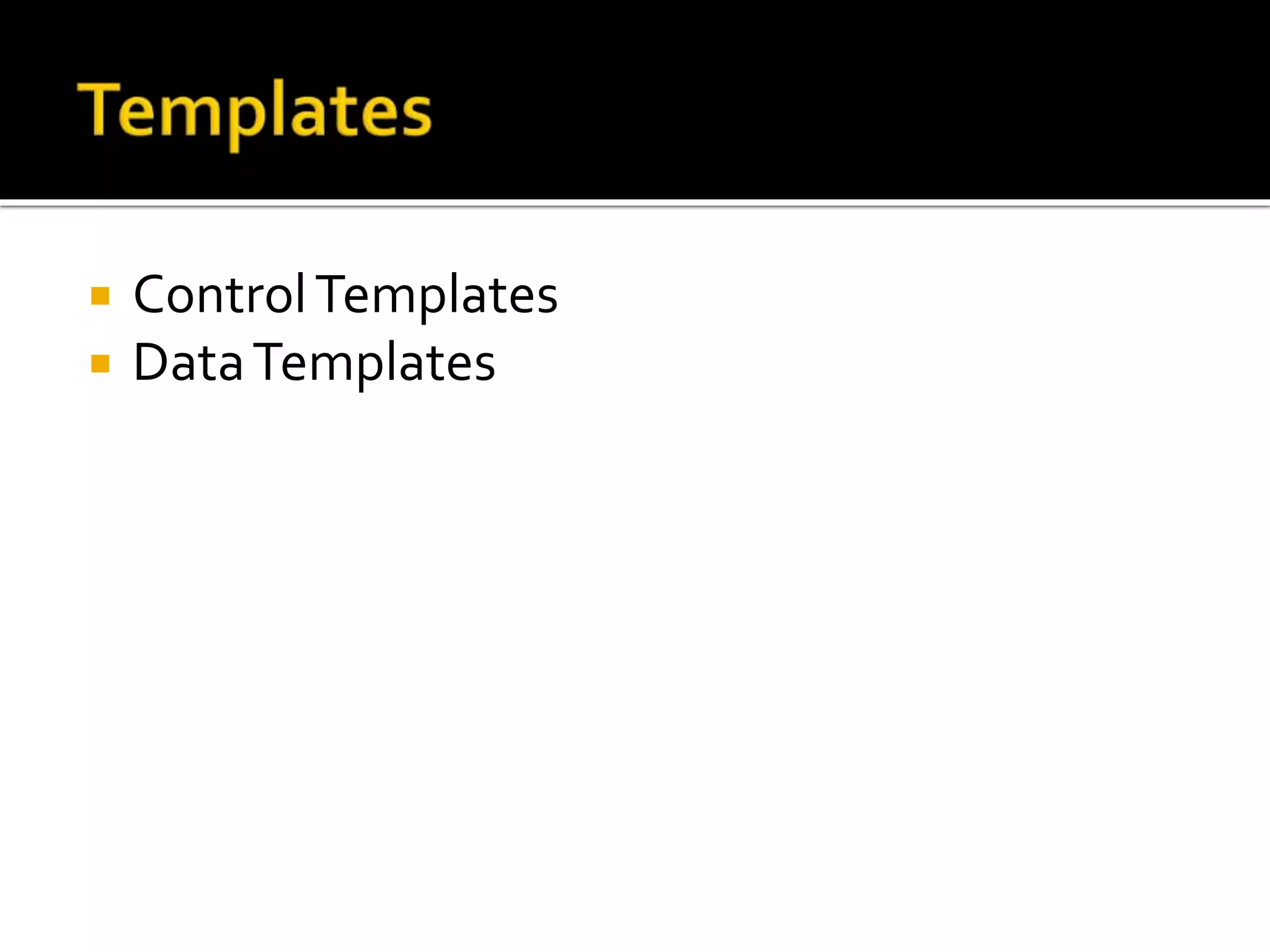 Lesson 06 Styles And Templates In Wpf Pptx Computing Technology And Computing