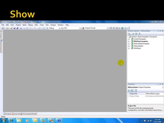 Lesson 06 Styles and Templates in WPF | PPT