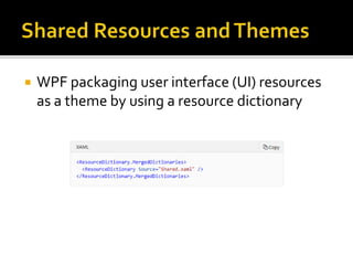 Lesson 06 Styles and Templates in WPF | PPTX