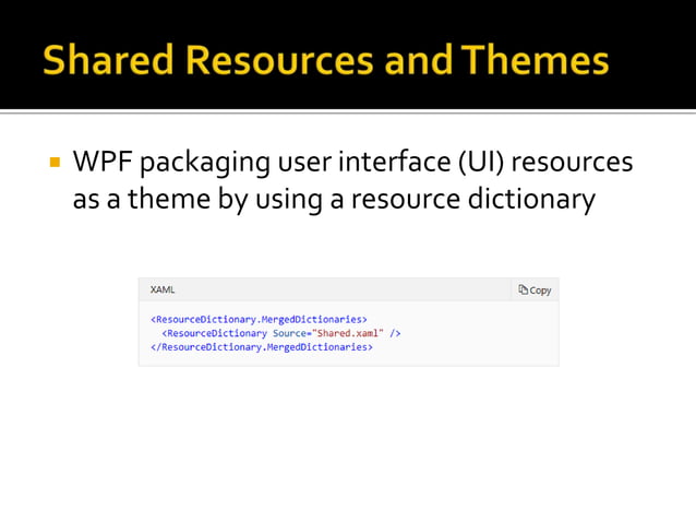 Lesson 06 Styles and Templates in WPF | PPT