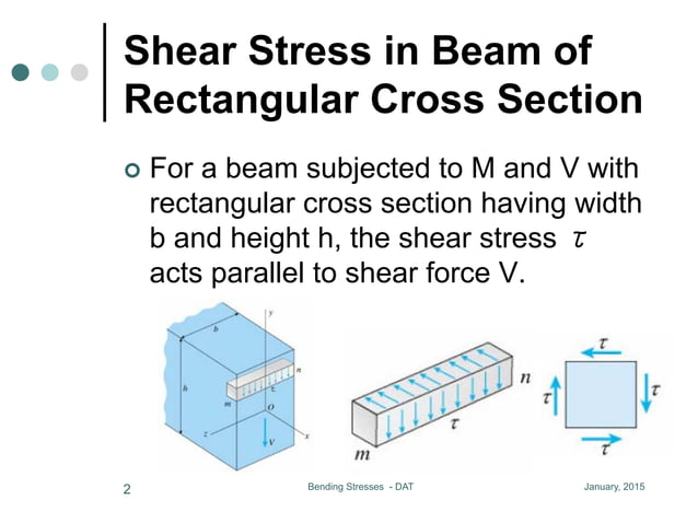 Lesson 06, shearing stresses | PPT