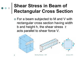 Lesson 06, shearing stresses (Updated) | PDF