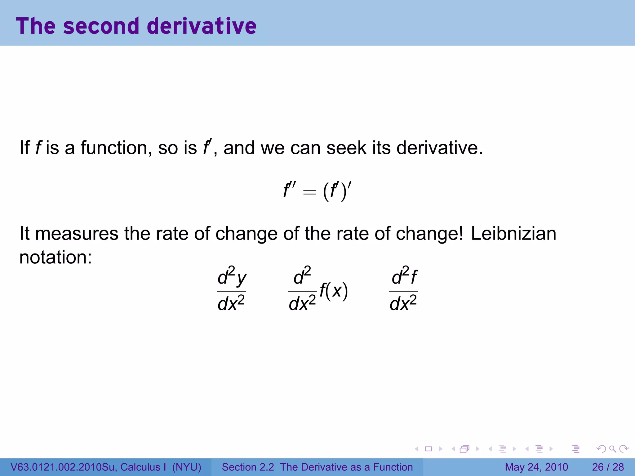 Lesson 7: The Derivative as a Function | PDF