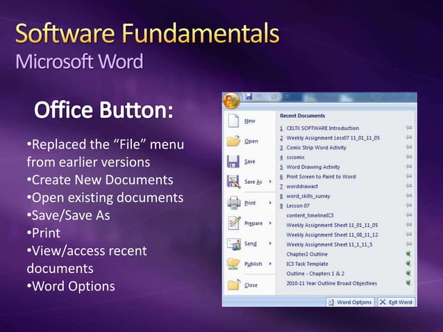 Lesson 07 - Software Fundamentals | PPT