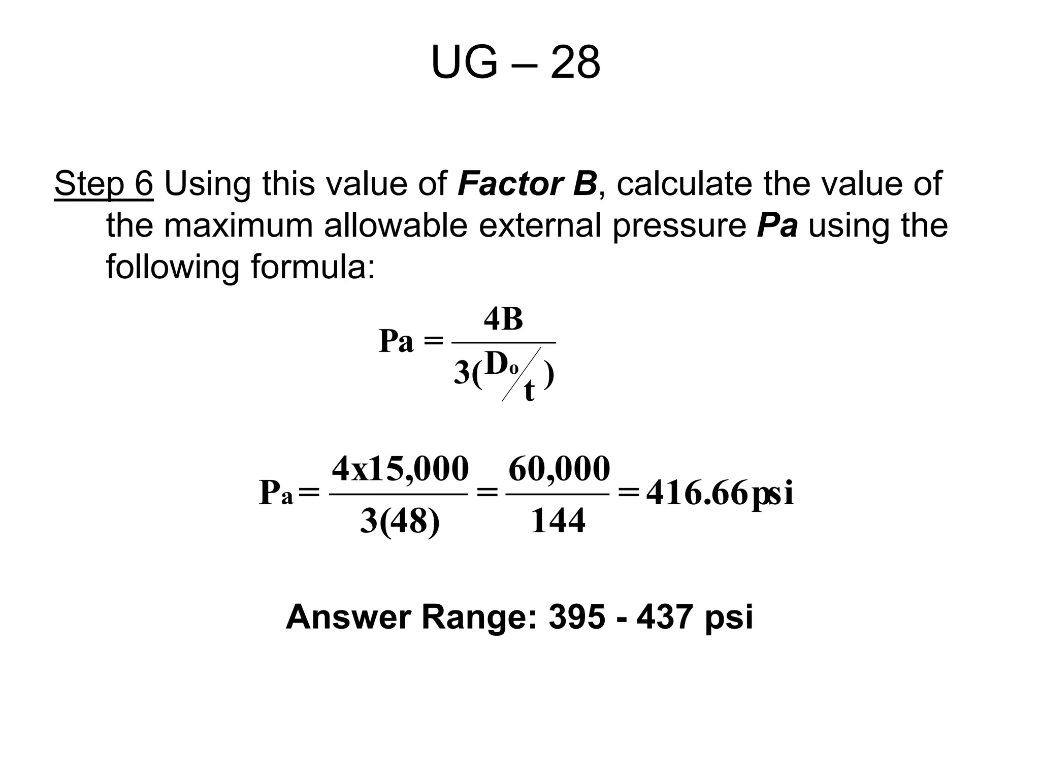 EXTERNAL PRESSURE CALC.ppt