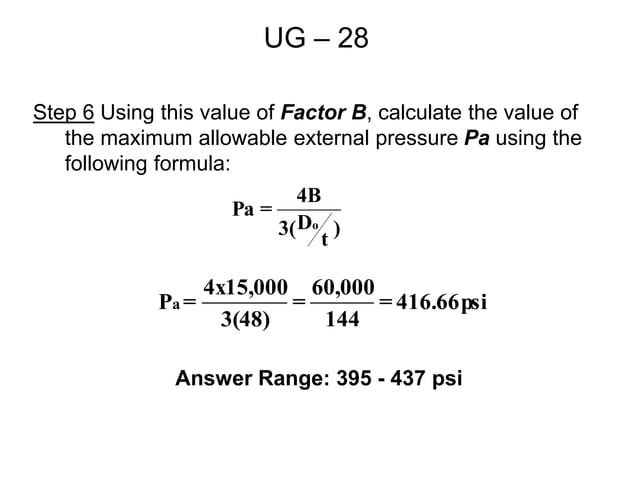 EXTERNAL PRESSURE CALC.ppt | Physics | Science