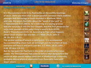 LESSON 08 "THE DEAD IN CHRIST | PPTX
