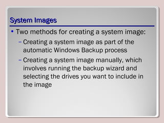 Lesson 8 - Understanding Backup and Recovery Methods | PPT