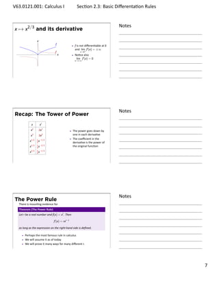 Lesson 8: Basic Differentation Rules (handout) | PDF | Physics | Science