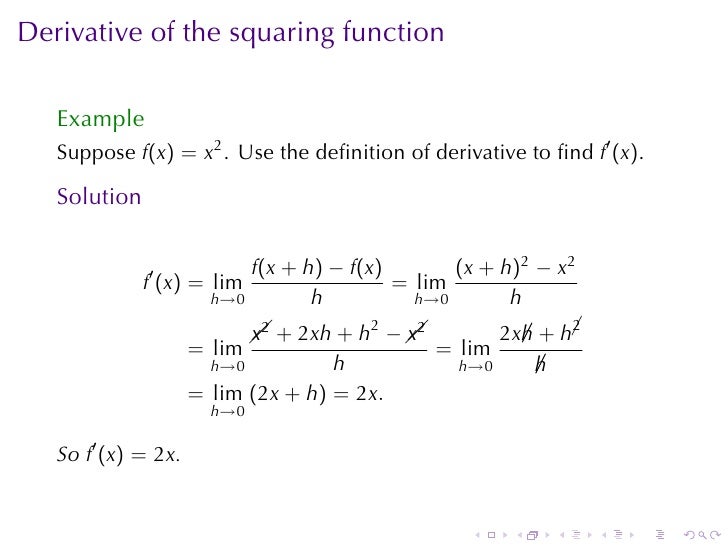 Lesson 8: Basic Differentiation Rules