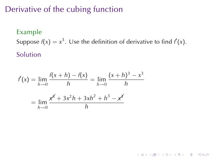 Lesson 8: Basic Differentiation Rules