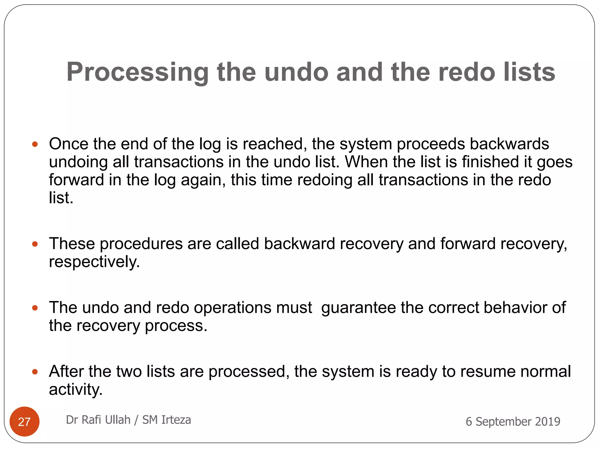 Lesson08 tm recovery | PPT