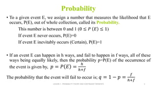 Lesson 09 - Probability Theory and Contingent Payments.pptx