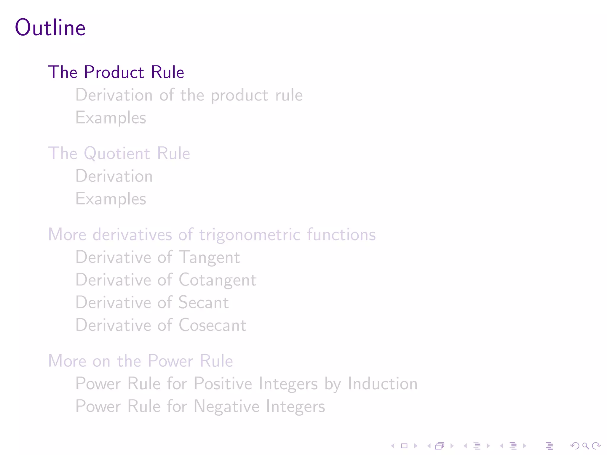 Lesson 10: the Product and Quotient Rules | PDF