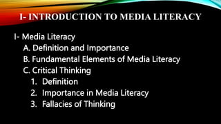 Introduction to Media and Information Literacy | PPTX