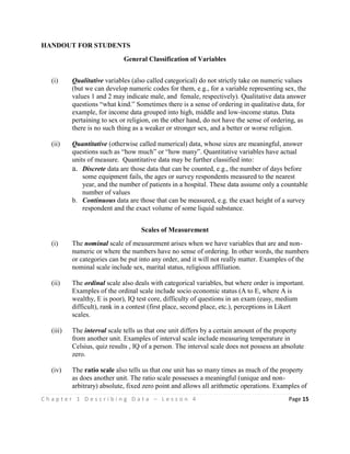 Lesson 1 04 types of data | PDF