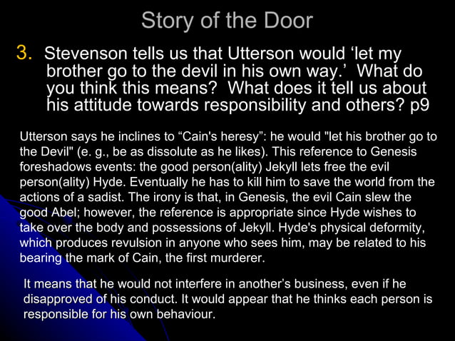 Jekyll and Hyde Chapter 1 | PPT