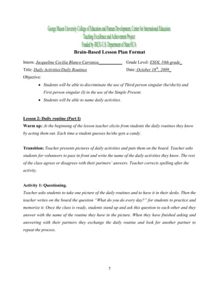 Lesson Plans | DOCX