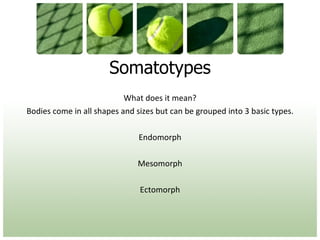 1.2.1 Lesson 1 - somatotypes | PPT