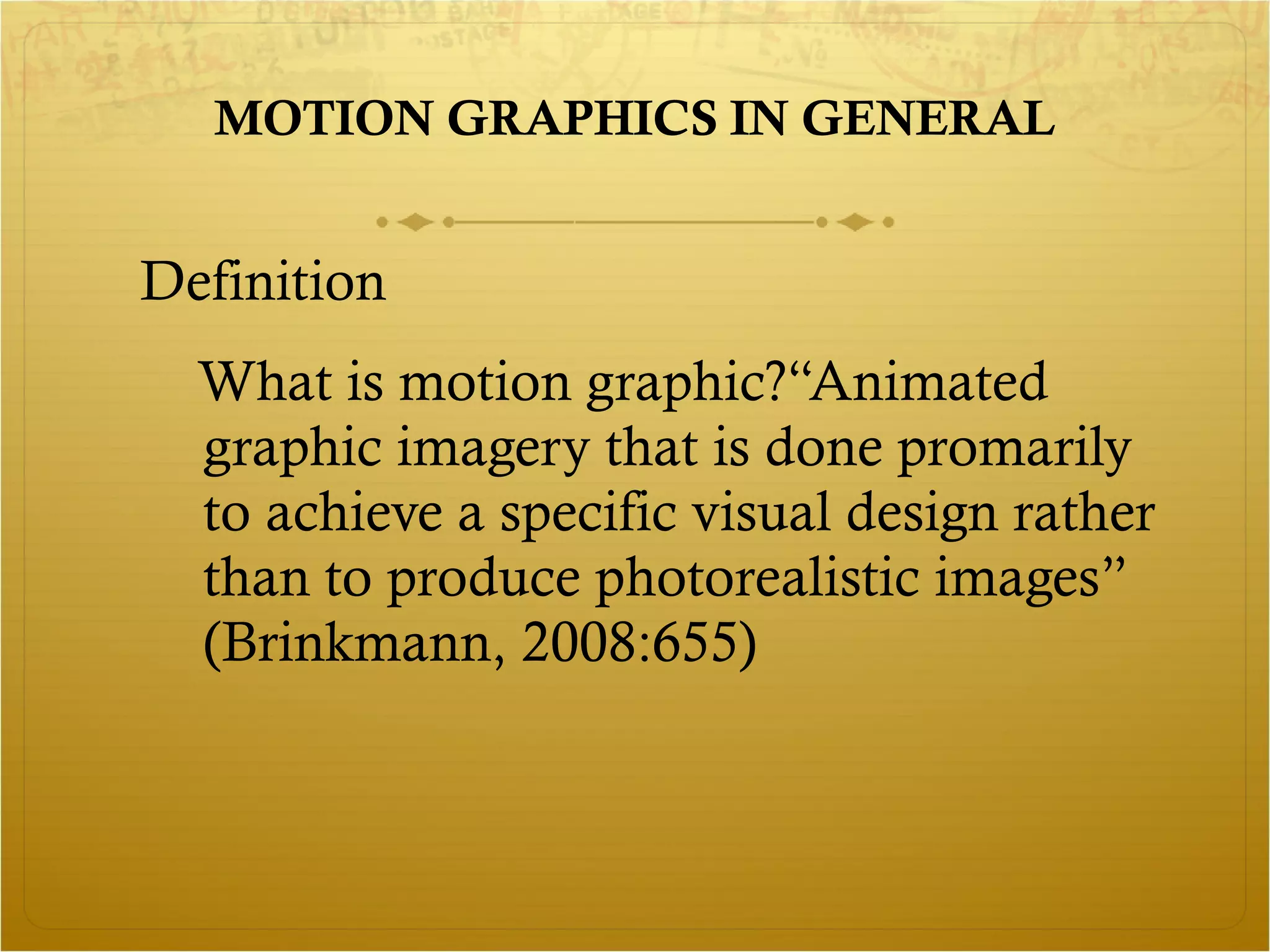 Motion Graphic | PPT