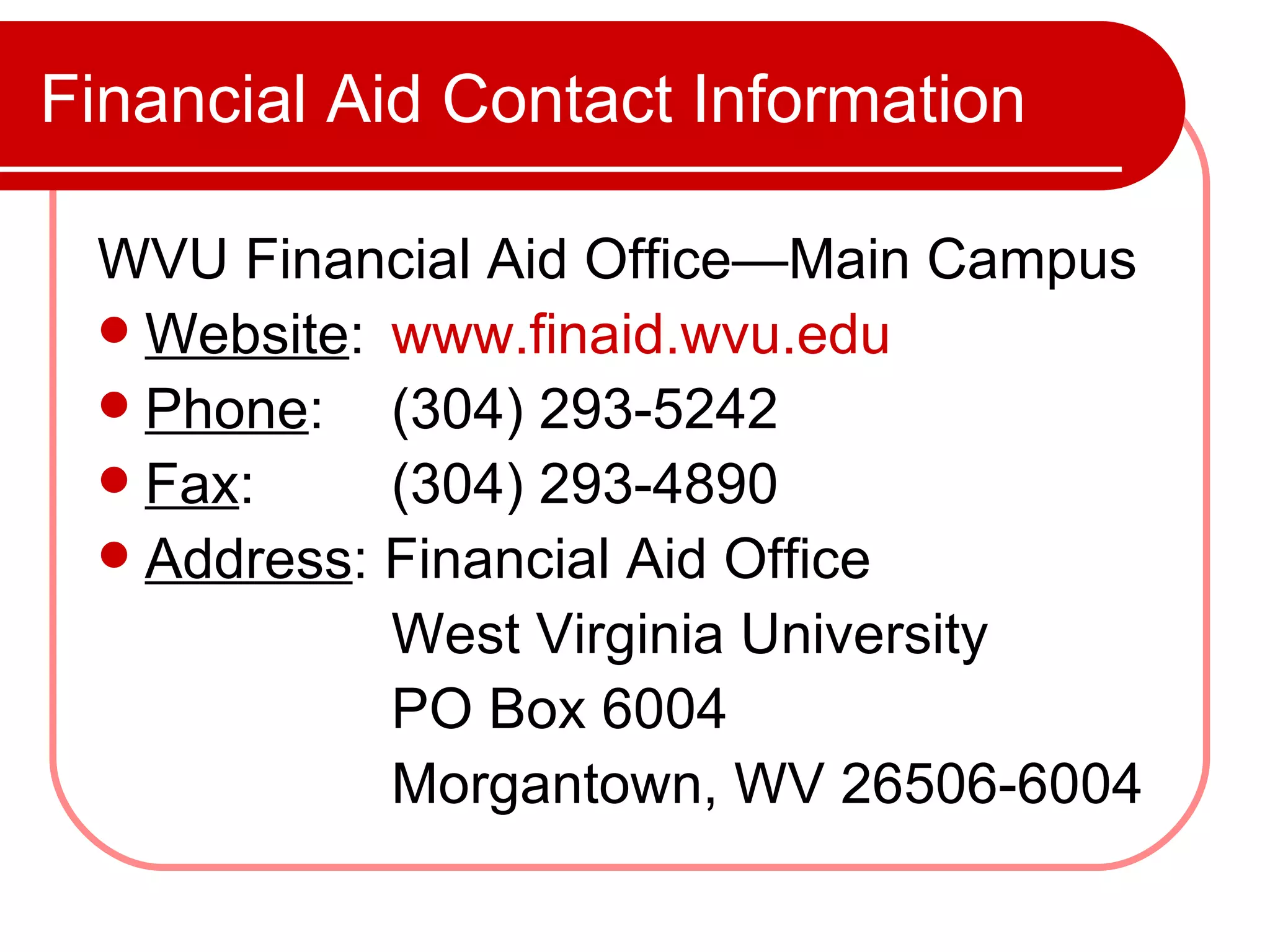 Lesson 1: Introduction to Financial Aid | PPT