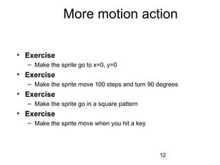 Lesson 1: scratch basics | PPT