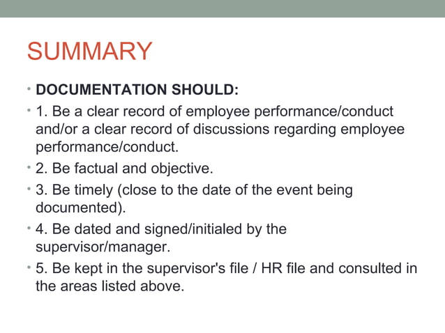 Documentation & Types of Employees | PPT