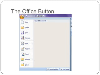 Beginners Microsoft Office Word 2007 Lesson 1 | PPTX