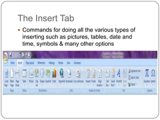 Beginners Microsoft Office Word 2007 Lesson 1 | PPTX