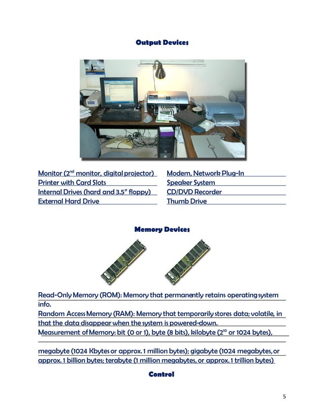 Lesson1 | DOC | Operating Systems | Computer Software and Applications