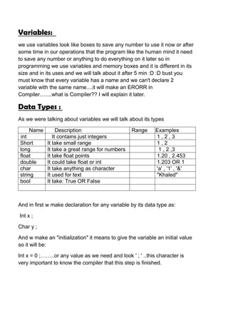 C++ Course - Lesson 1 | PDF | Programming Languages | Computing