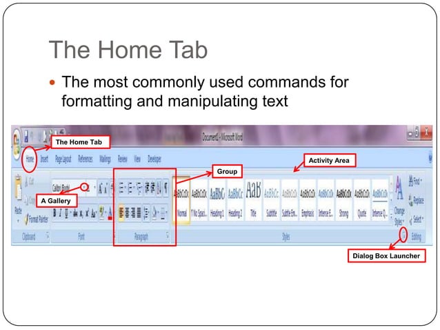 Microsoft Office Word 2007 - Lesson 1 | PPTX