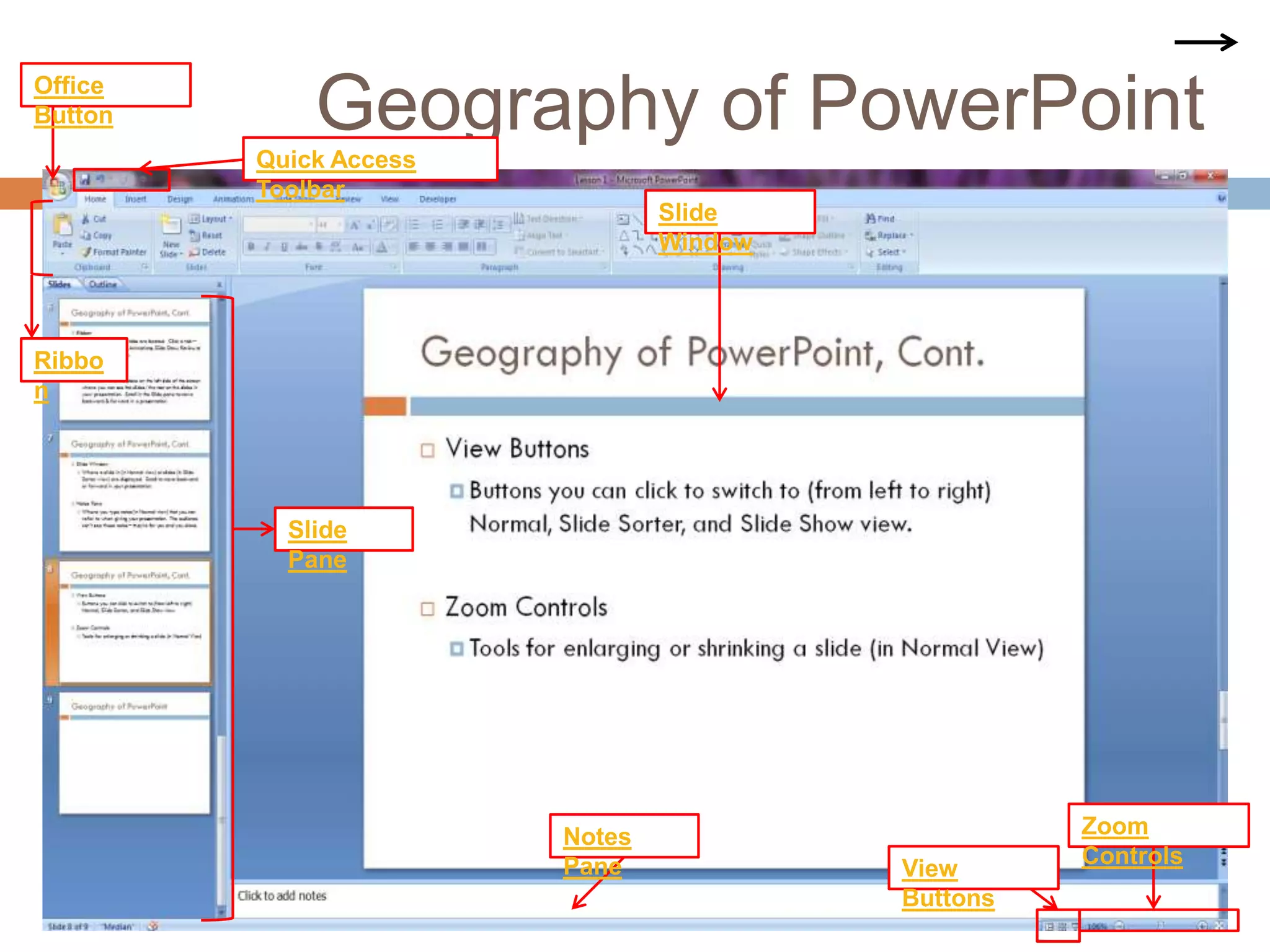 Microsoft Office PowerPoint 2007 - Lesson 1 | PPTX