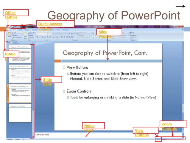 Microsoft Office PowerPoint 2007 - Lesson 1 | PPTX | Desktop Publishing ...