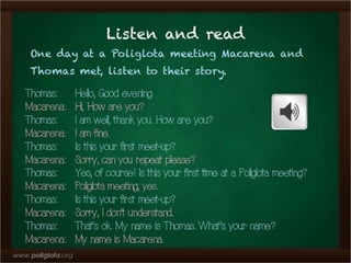 poliglota lesson 1 | PPTX