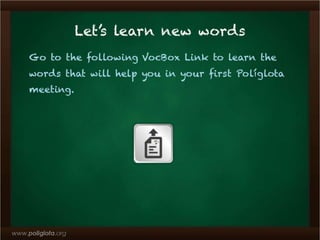 poliglota lesson 1 | PPTX