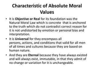 MORAL NA KILOS YUNIT II | PPTX