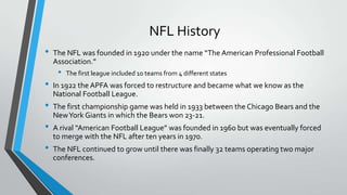 Lesson 1 | PPTX | American Football | Sports