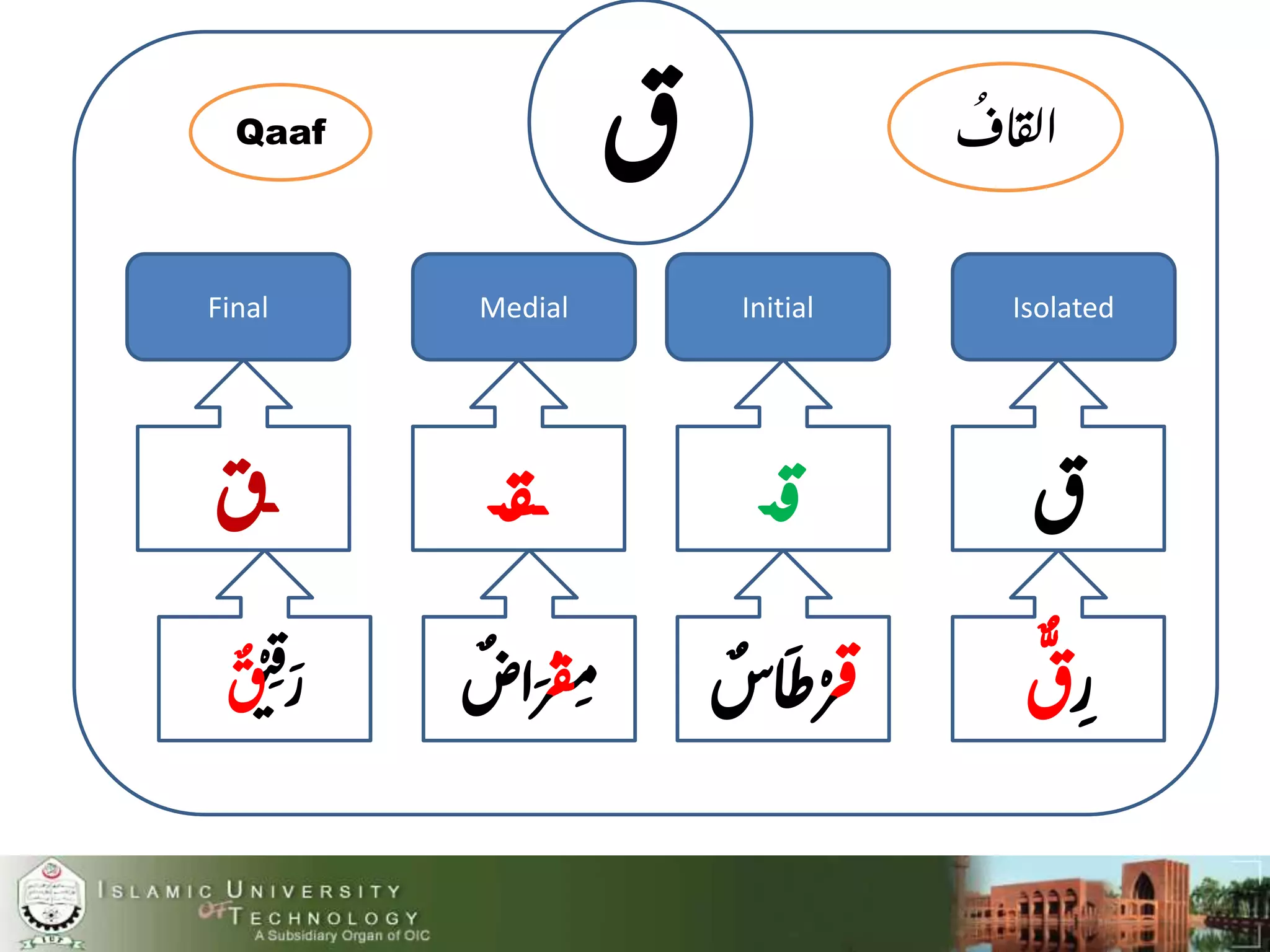 Arabic alphabet and their shapes | PPTX