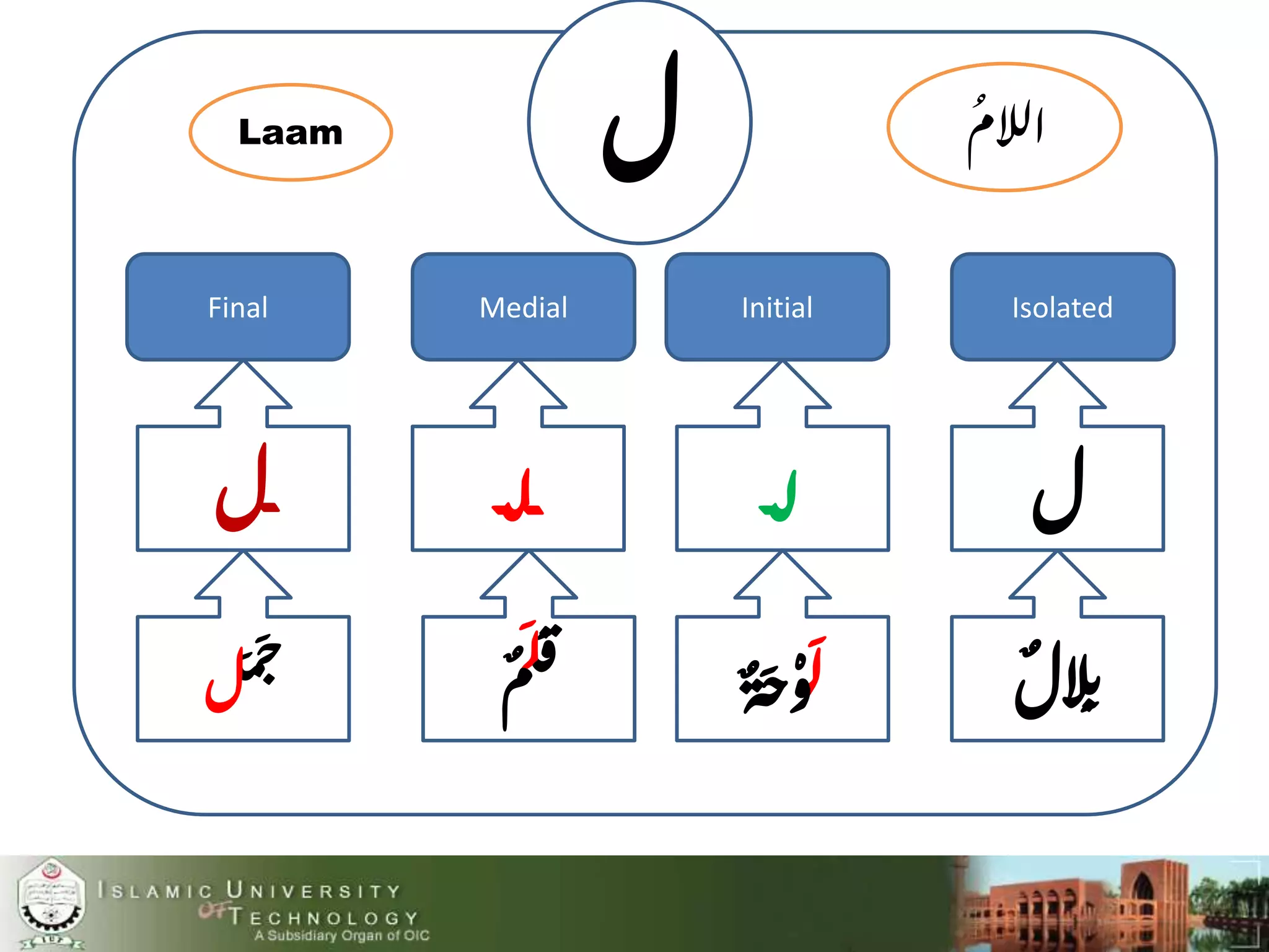 Arabic alphabet and their shapes | PPTX