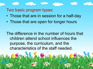 Lesson 3 : Types of Schools and Programs | PPTX