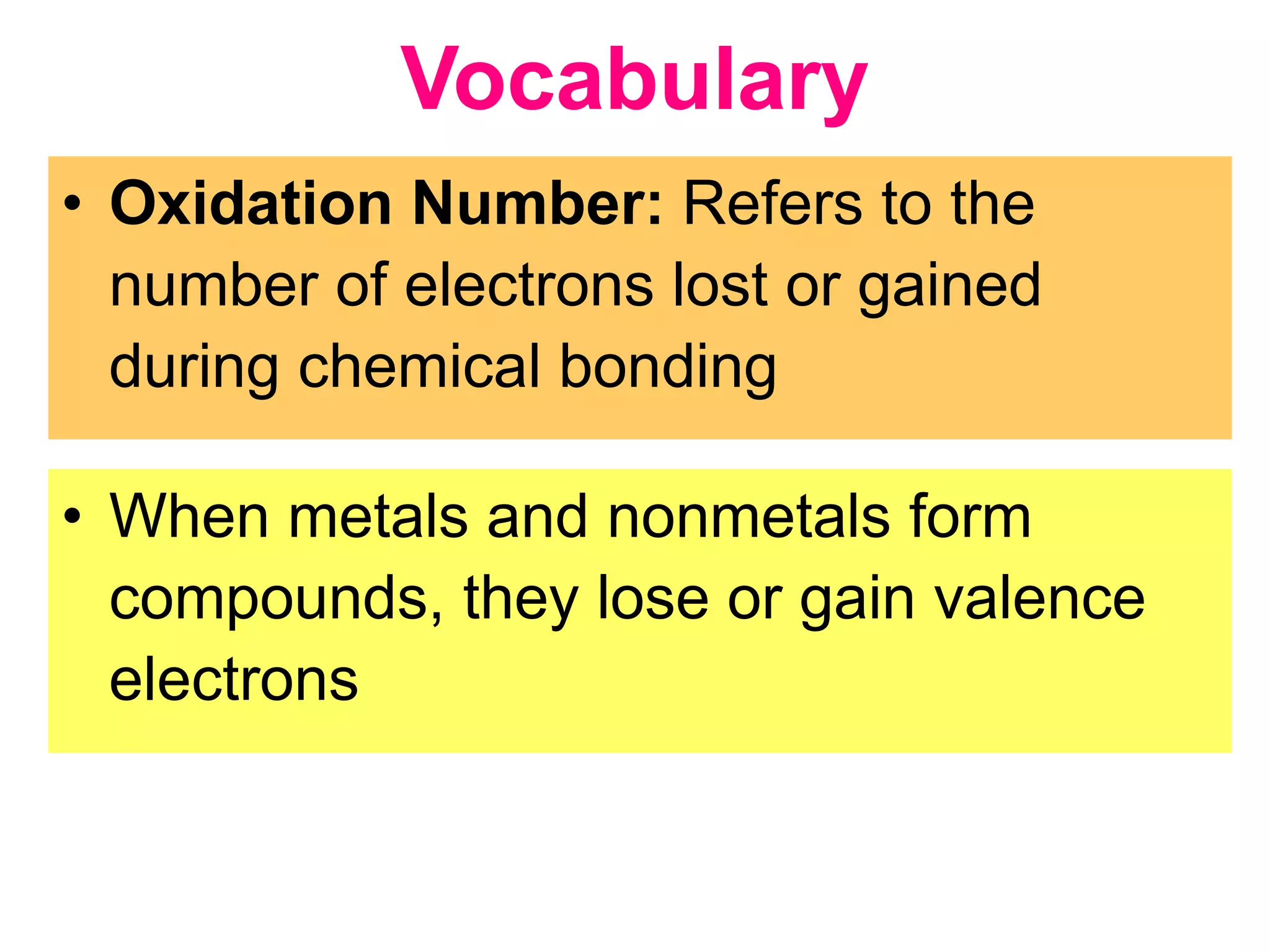 Lesson 1: Valence Electrons, Oxidation #, Dot Diagrams | PPTX