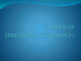 Educational Technology 2 Lesson 1 | PPT