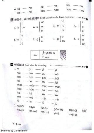 Lesson 1-Learning Mandarin Class | PDF