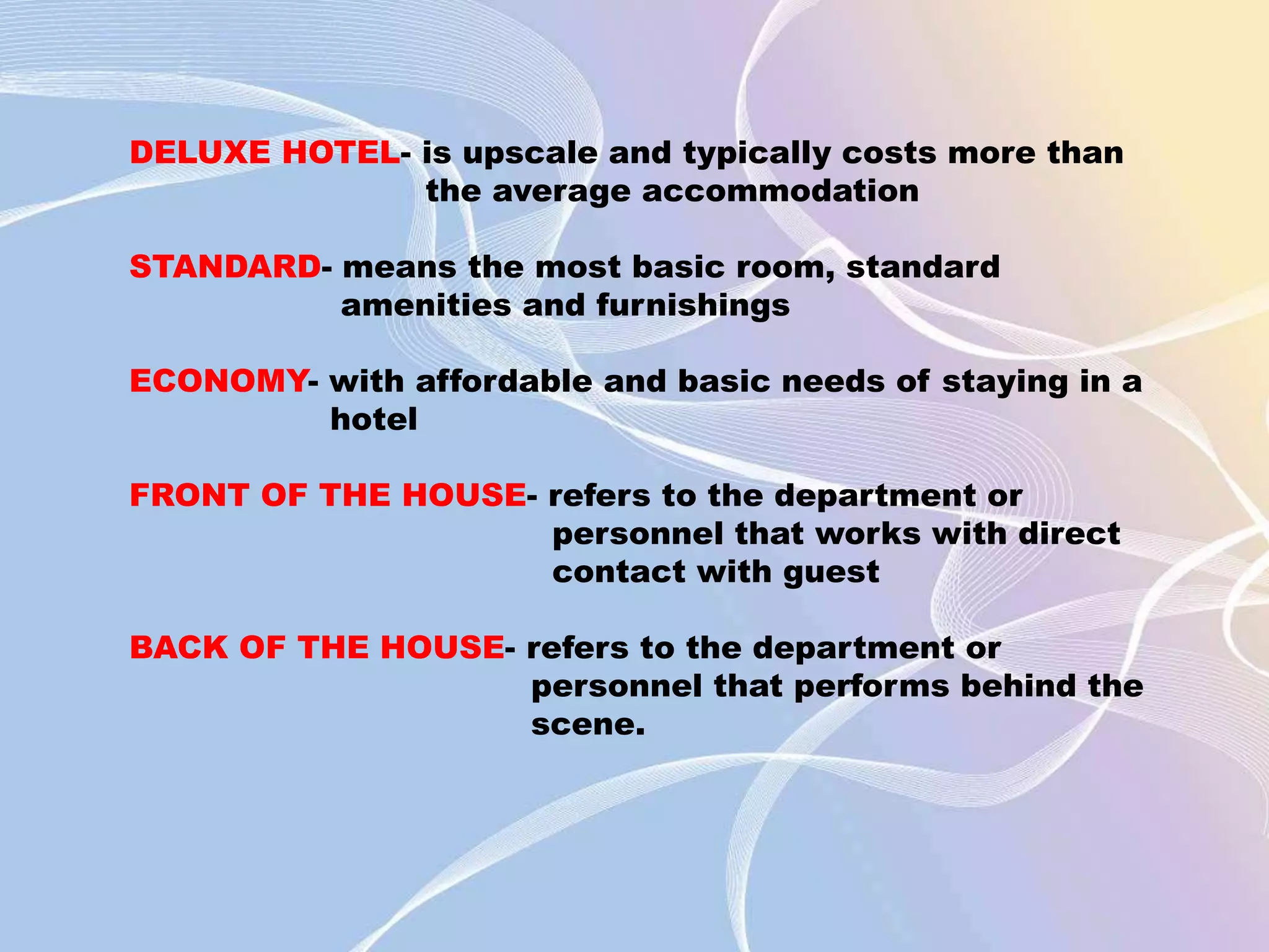 Introduction to Hospitality Industry | PPTX
