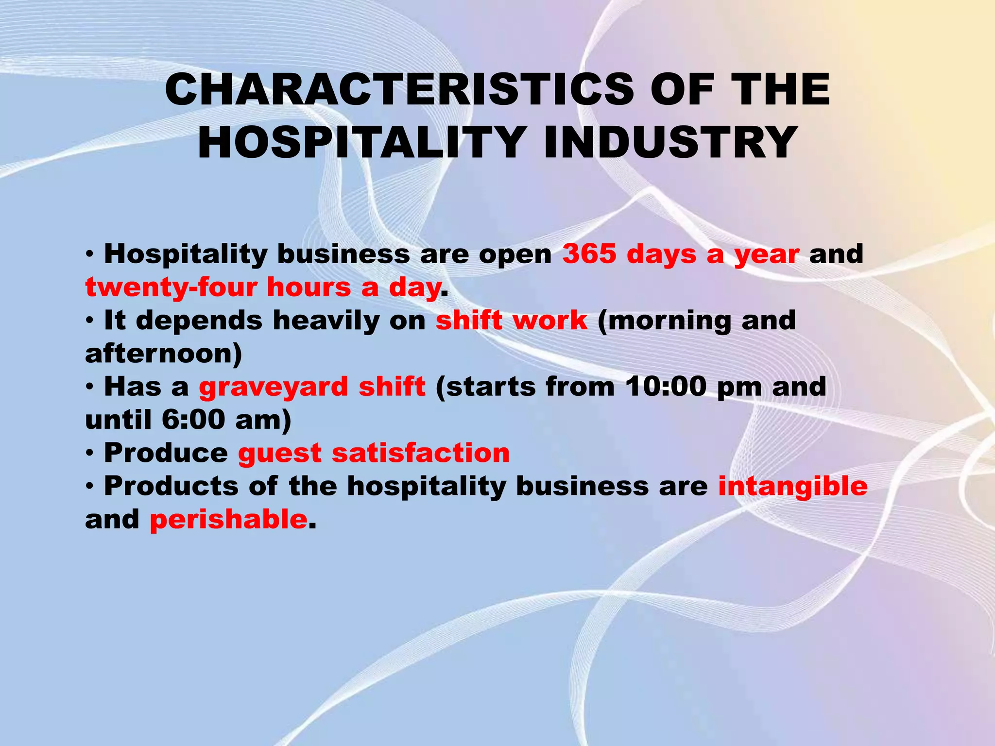 Introduction to Hospitality Industry | PPTX