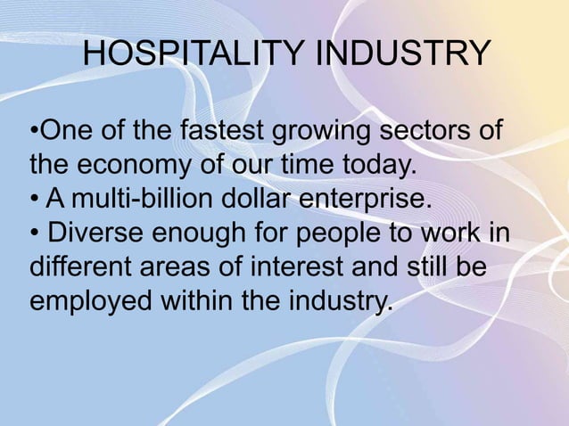 Introduction to Hospitality Industry | PPTX | Hospitality Industry ...