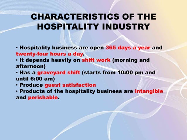 Introduction to Hospitality Industry | PPTX | Hospitality Industry ...