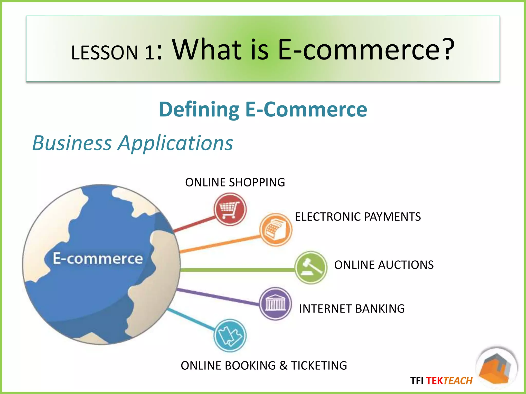 Lesson 1 - E-Commerce | PPTX